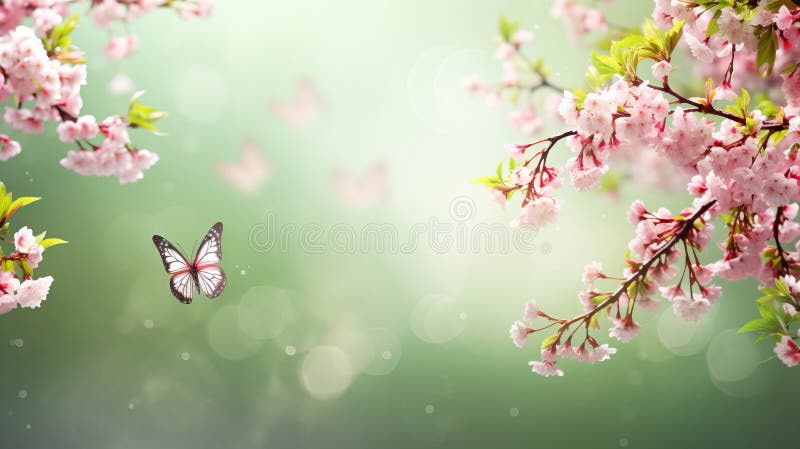 Refreshing Natural Spring Beauty: Awaits You Stock Illustration ...