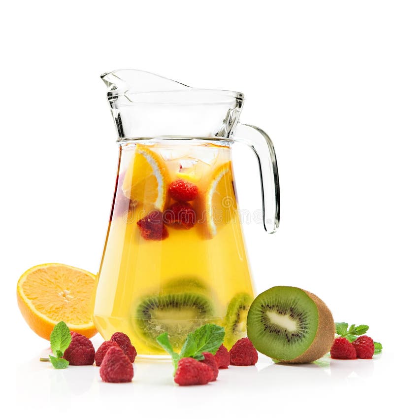 Refreshing punch stock image. Image of mint, homemade - 39639159