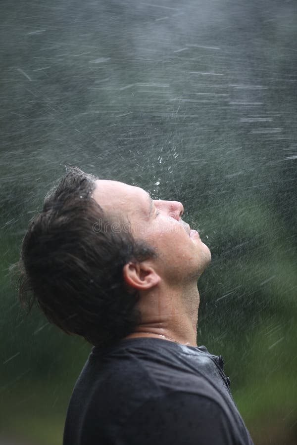 Refreshing rain stock photo. Image of energy, health - 33362298