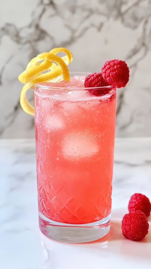 National Lemonade Day Refreshing Raspberry Lemonade with Ice and Lemon ...