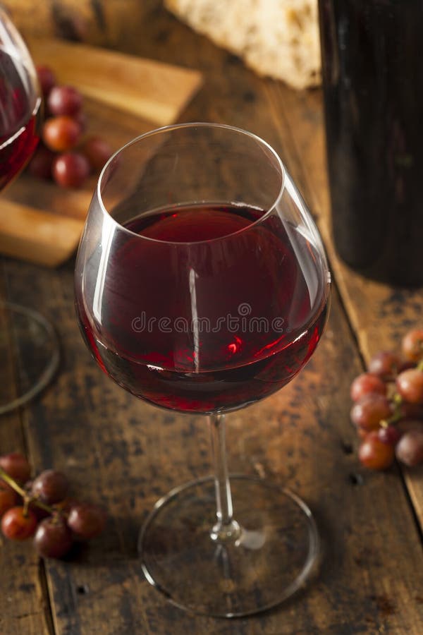 Refreshing Red Wine in a Glass Stock Photo - Image of rose, wine: 43029556