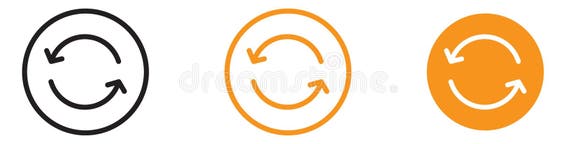 Refreshing Refresh Icon for User Interface and Functionality Graphics ...