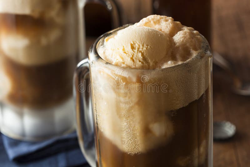 Refreshing Root Beer Float stock photo. Image of frozen - 52120242