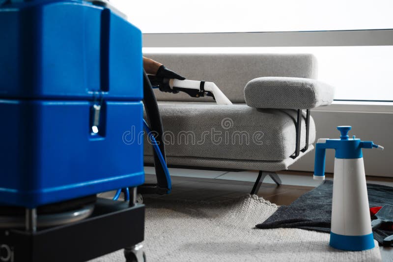 Refreshing Sofa and Cushions from Dust and Dirt with Dry-cleaning ...