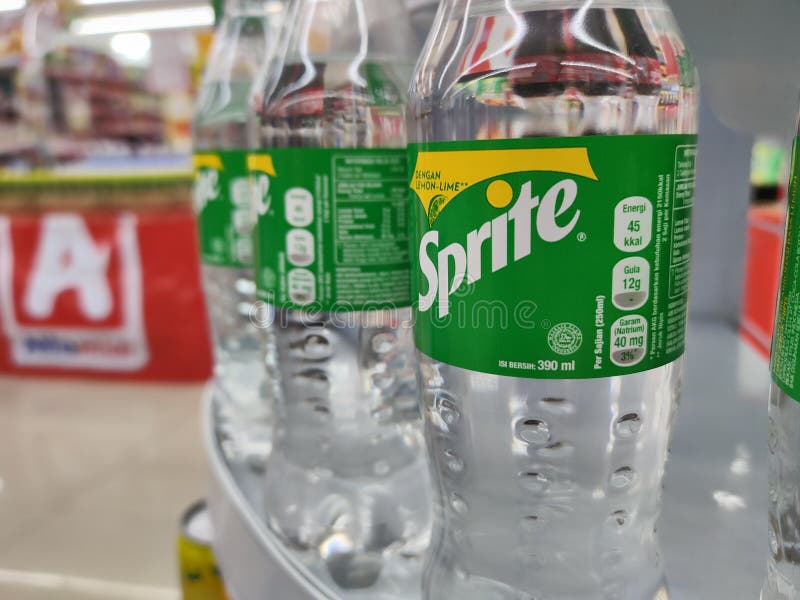 A Refreshing Sprite Drink that is Neatly Arranged in a Supermarket in ...