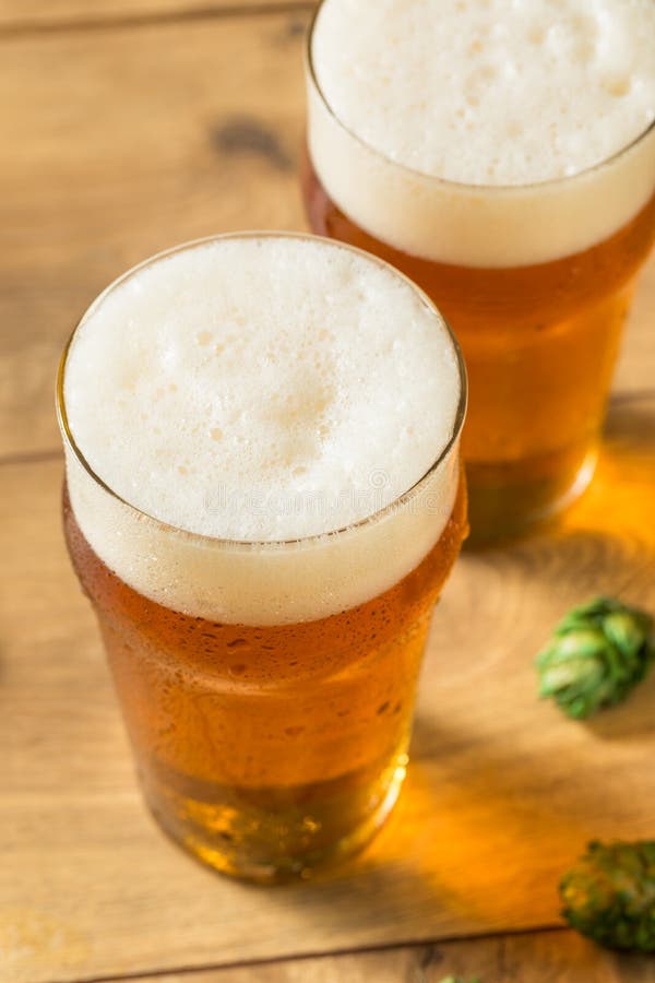Refreshing Summer IPA Craft Beer Stock Image - Image of yellow, brewery ...
