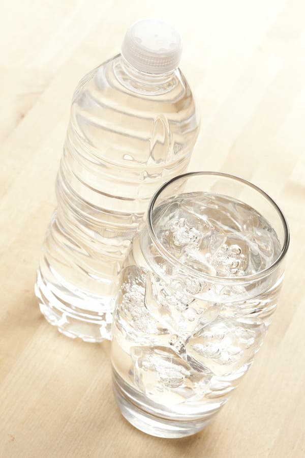 Refreshing Water In A Bottle Stock Image Image Of Healthy Container