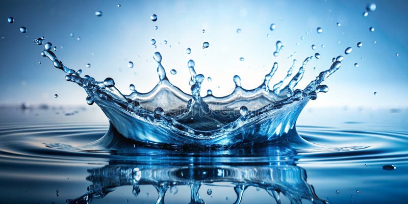 Refreshing Water Splash Capturing the Essence of Liquid Motion ...