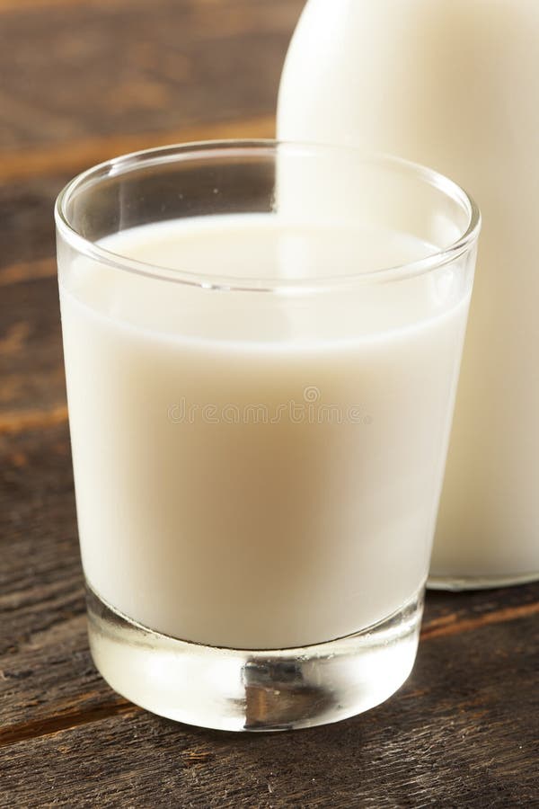 Refreshing White Cold Organic Milk Stock Photo - Image of ingredient ...