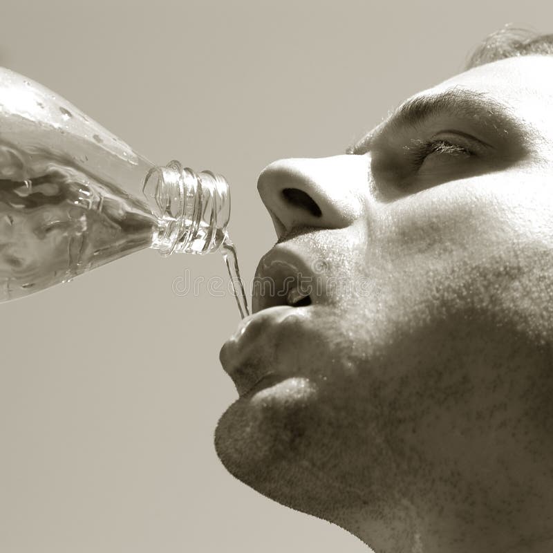 Refreshment stock image. Image of mouth, burns, head, summer - 218923