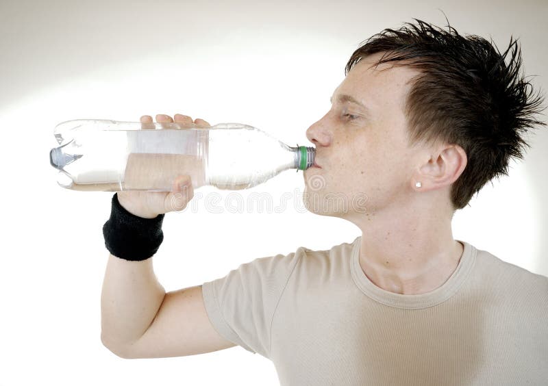 Refreshment stock image. Image of water, athlete, caucasian - 2257303