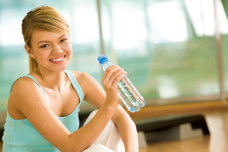 Refreshment stock photo. Image of positive, girl, lady - 8410272
