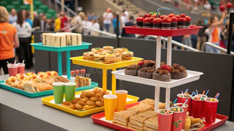 Refreshment Bars Serve a Variety of Snacks and Drinks Fueling the ...