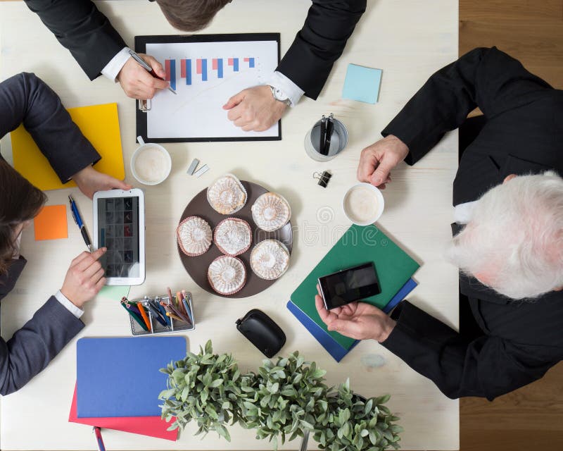 Refreshment on Business Conference Stock Photo - Image of discussing ...
