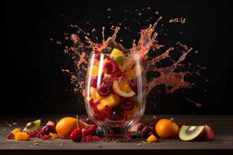 Cherry Explosion: a Digitally-Animated Milk Commercial Stock ...