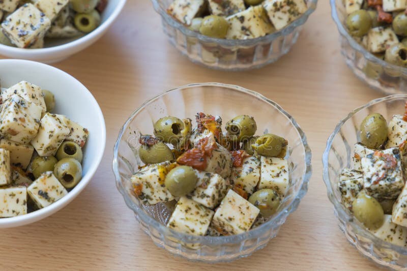 Refreshments on Tables in the Form of a Banquet Stock Photo - Image of ...