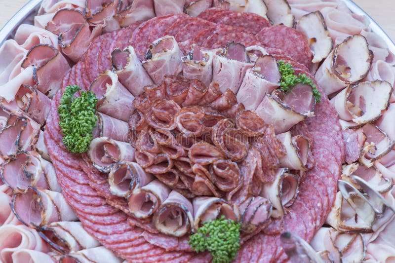 Refreshments on Tables in the Form of a Banquet Stock Photo - Image of ...