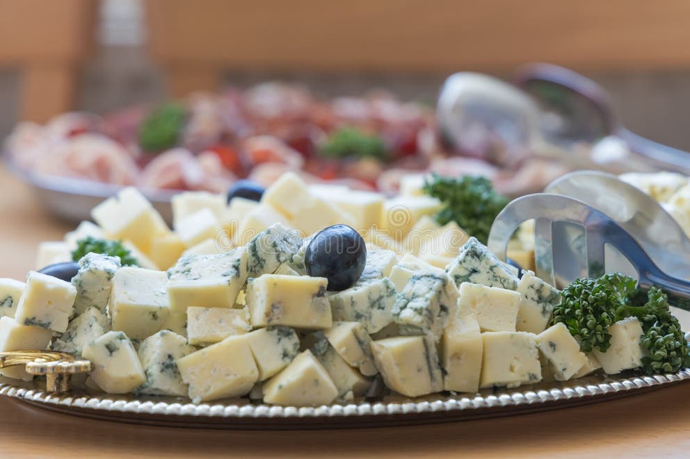 Refreshments on Tables in the Form of a Banquet Stock Image - Image of ...