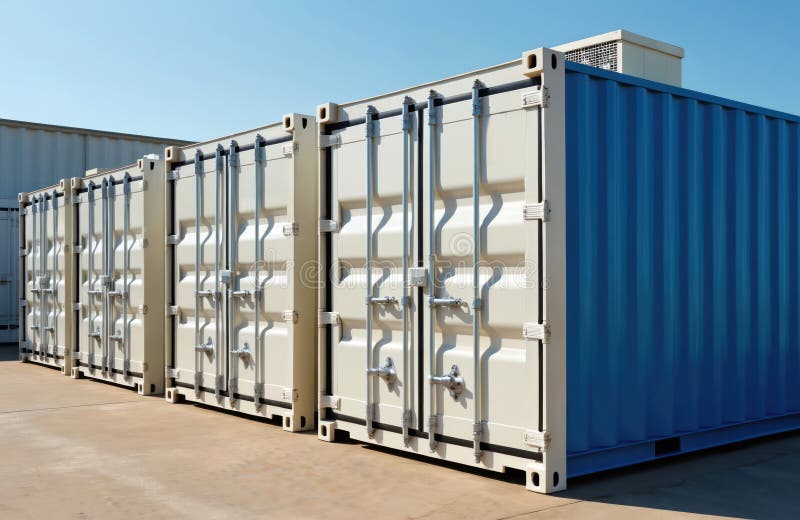 Refrigerated Containers Store Goods at Controlled Temperature for ...