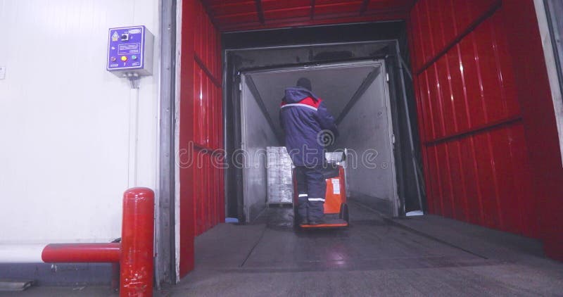 Refrigerated and Frozen Food Storage. Frozen Storage Warehouse ...