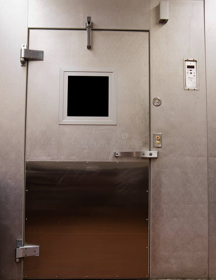 Refrigeration Unit Door stock image. Image of refrigeration - 5319895