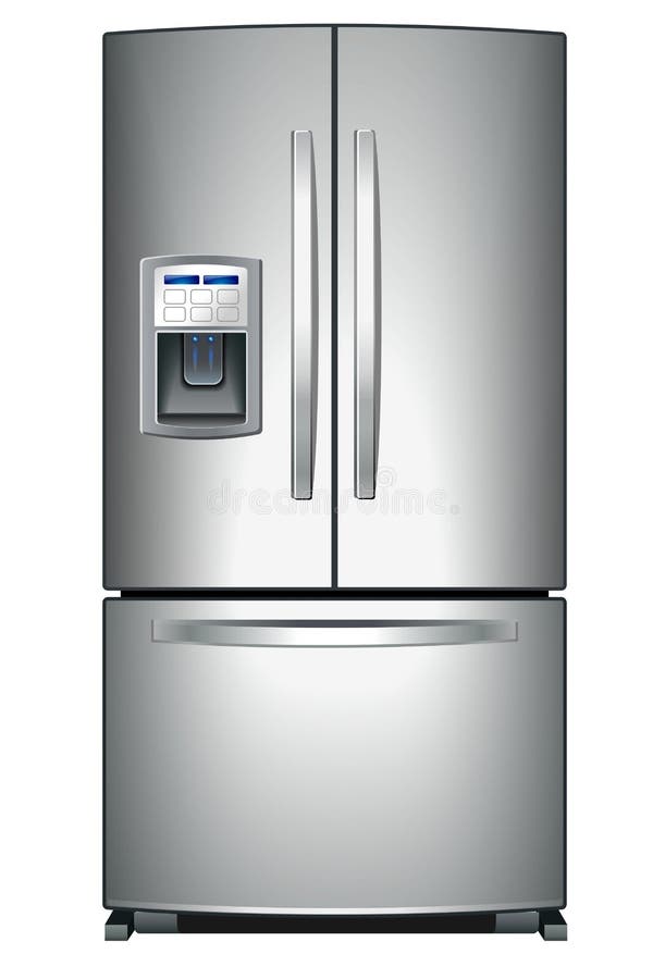 Refrigerator stock vector. Illustration of home, freeze - 11548564