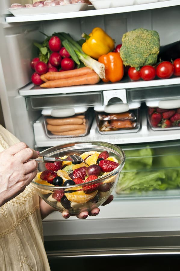 Refrigerator stock image. Image of lunch, fridge, fresh - 21215397