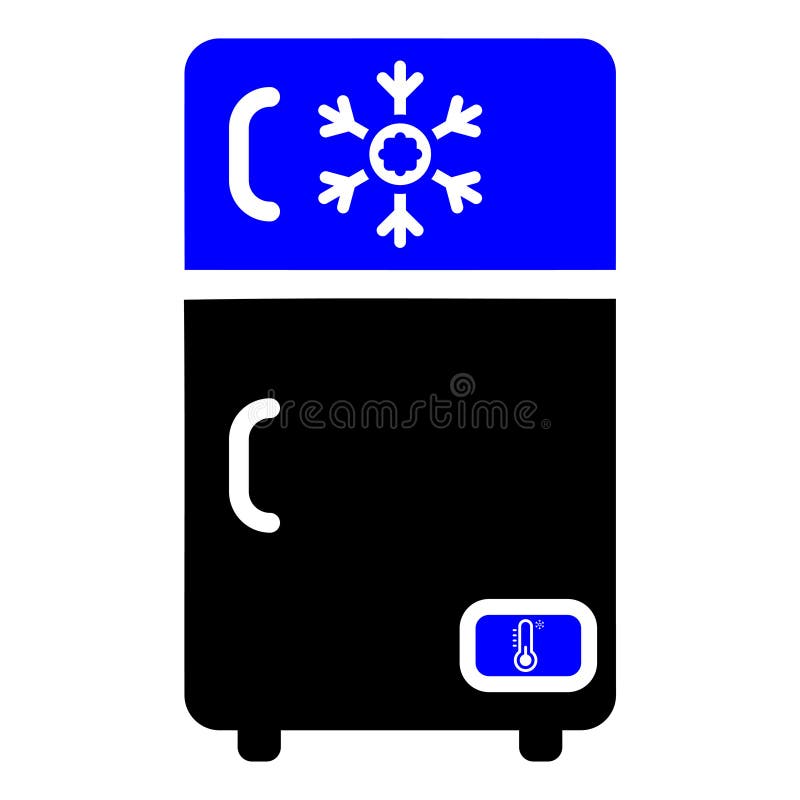 Refrigerator Icon stock vector. Illustration of sign - 265071015