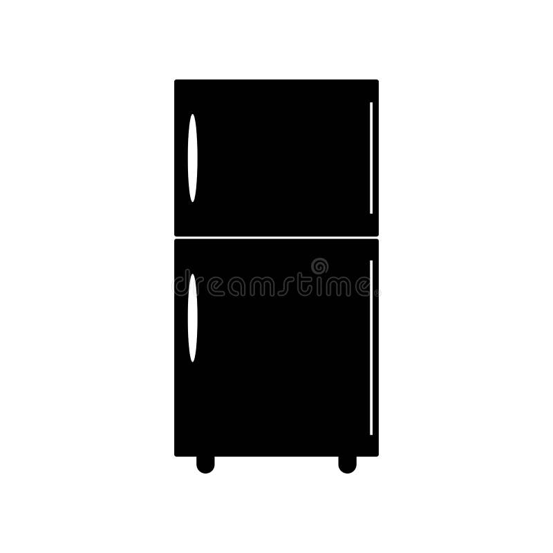 Refrigerator Icon Logo Vector Design Stock Illustration - Illustration ...