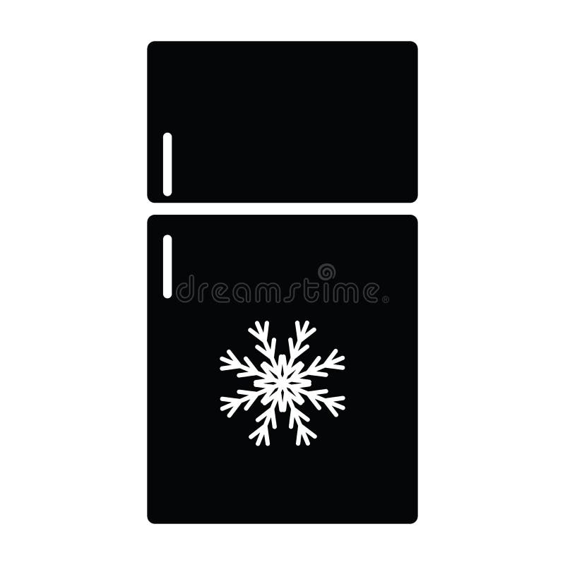 No Refrigerator Icon Do Not Freeze Prohibited Sign Stock Vector ...