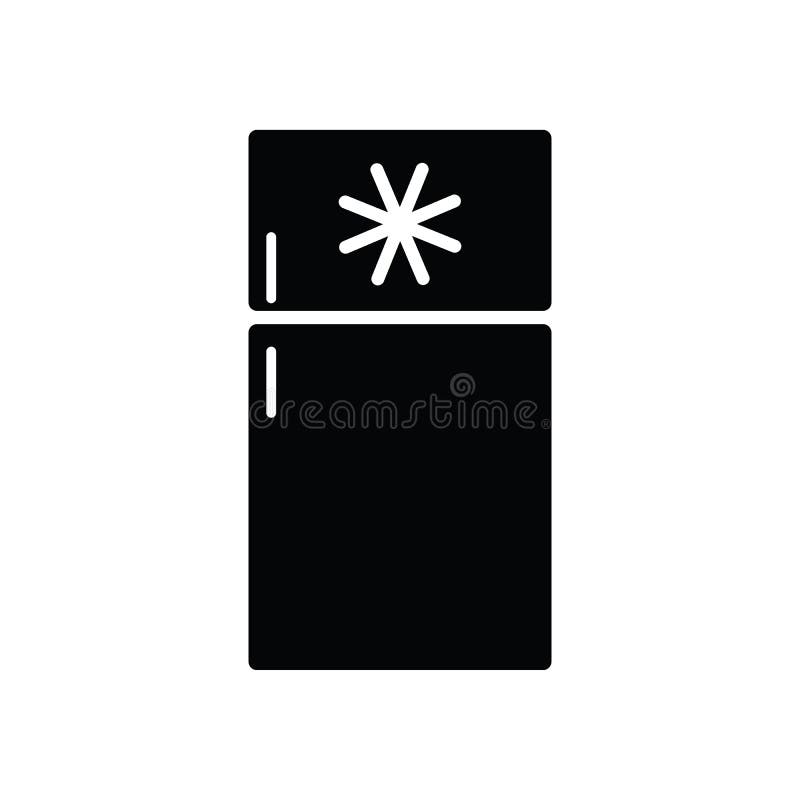 No Refrigerator Icon Do Not Freeze Prohibited Sign Stock Vector ...