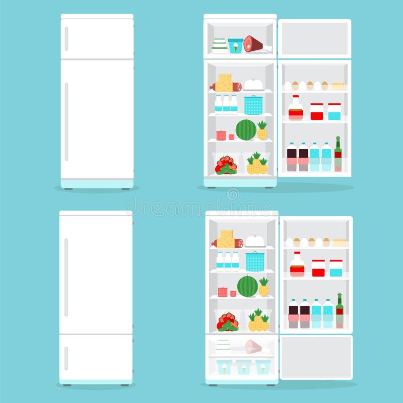 Refrigerator Vector Free Download