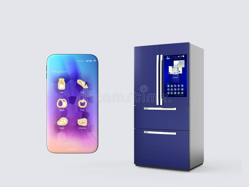 Phone Refrigerator Stock Illustrations – 2,592 Phone Refrigerator Stock ...