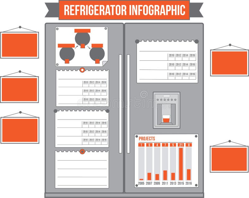 Refrigerator Notes Stock Illustrations – 230 Refrigerator Notes Stock ...