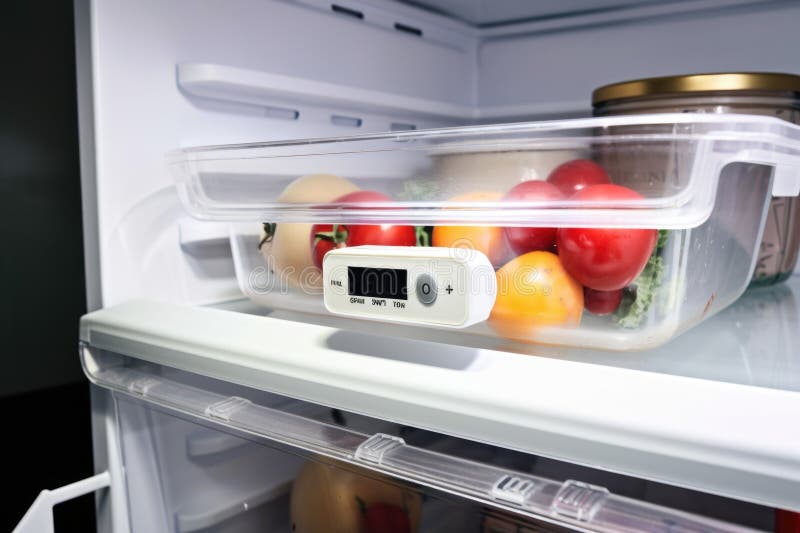 Refrigerator with Temperature Probe and Alarm, Ensuring Food Safety ...