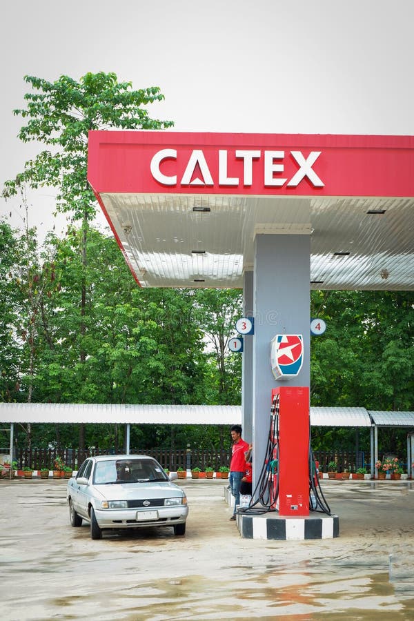 Refuel in CALTEX editorial photography. Image of industry - 96500247