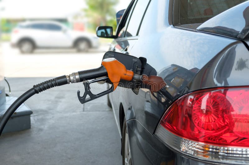 Refueling in car. stock photo. Image of motor, diesel - 84239552