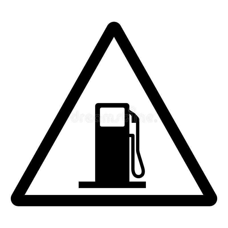Refuelling Point Symbol Sign, Vector Illustration, Isolate on White ...