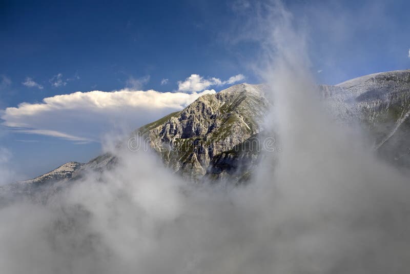 Refuge Fusco, Italy stock photo. Image of ridge, descent - 10846658