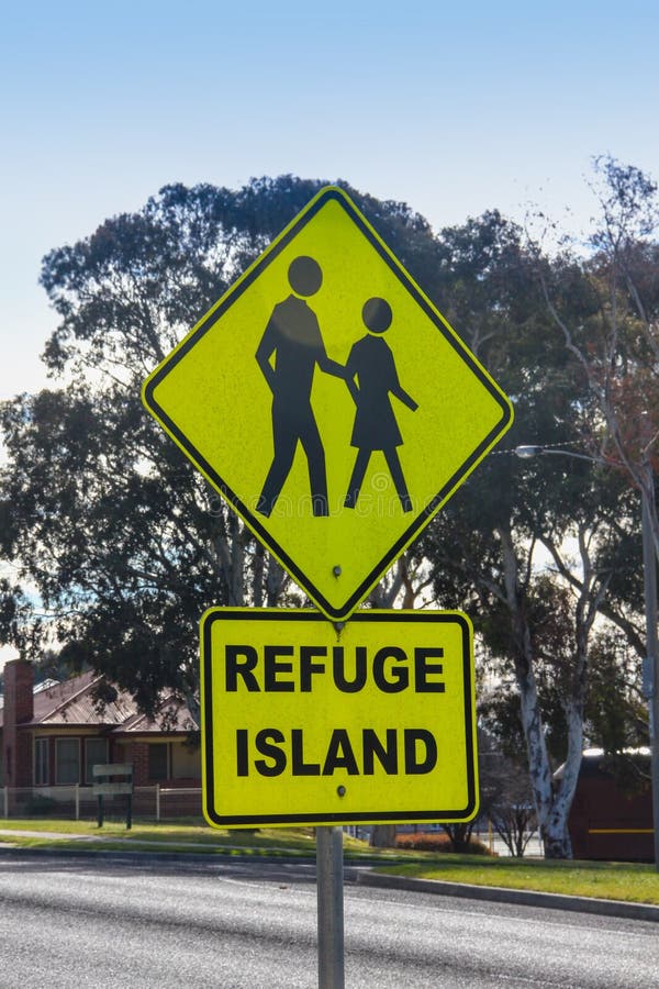 Refuge Island stock image. Image of place, tree, mark - 59076649