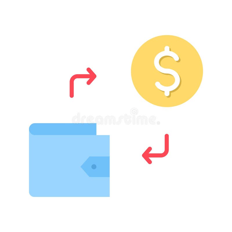 Refund Icon Image. stock vector. Illustration of isolated - 284245293