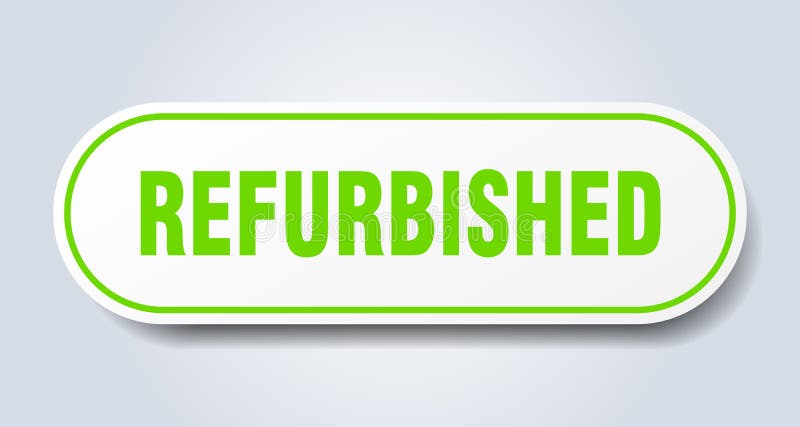 Refurbished Sticker Stock Illustrations – 92 Refurbished Sticker Stock ...