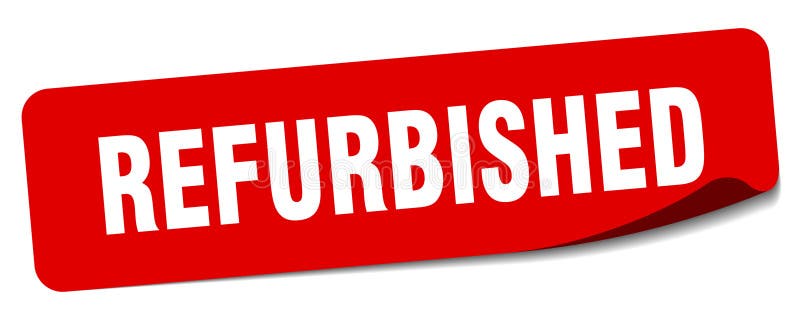 Refurbished Sticker Stock Illustrations – 144 Refurbished Sticker Stock ...