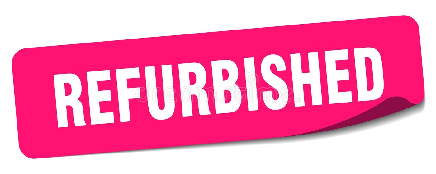 Refurbished Sticker Stock Illustrations – 124 Refurbished Sticker Stock ...