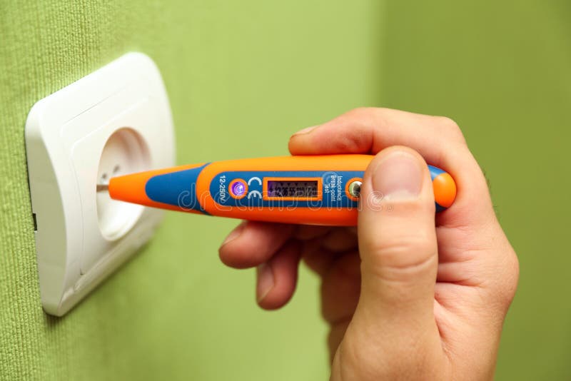 Electric Installation Work at Home. Stock Photo - Image of apartment ...