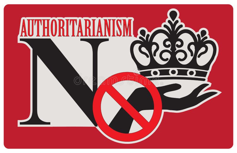Poster for Authoritarianism Stock Vector - Illustration of symbol ...