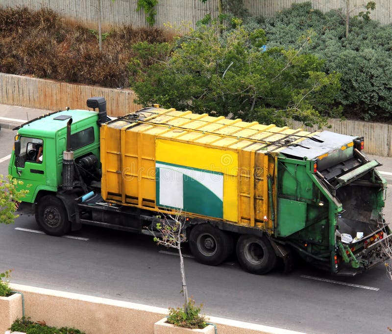Dumping truck stock image. Image of disposal, transport - 16735637
