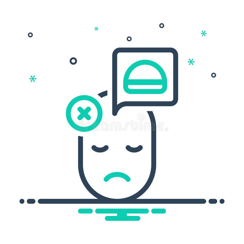 Mix Icon for Refuse, Deny and Disown Stock Vector - Illustration of ...