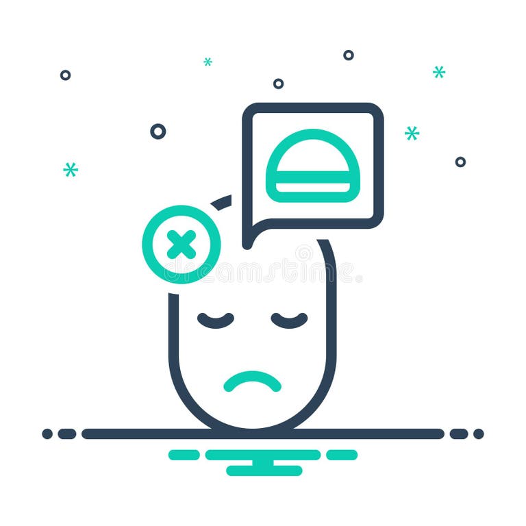 Mix Icon for Refuse, Deny and Disown Stock Vector - Illustration of ...