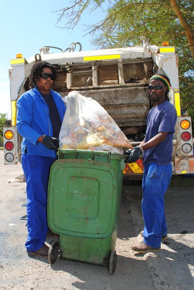 Refuse removal workers stock image. Image of clean, environment - 12749091